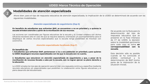 Marco técnico operativo UDEEI 16.agosto.24 vf.pdf | Special Education ...