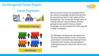 e2e - Management Trainee Program | PPTX