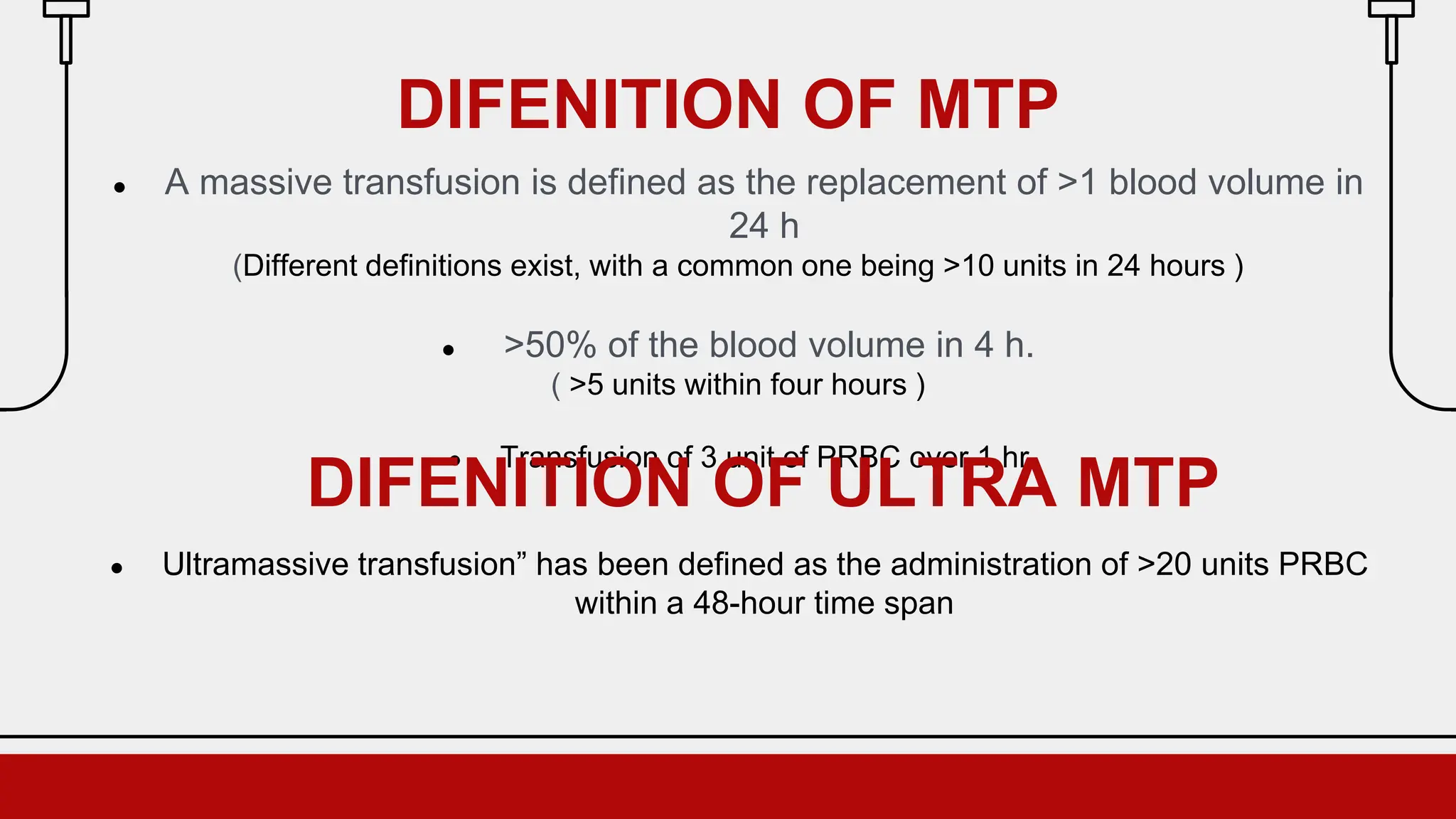 Massive Transfusion Protocol ( MTP ) HOW AND WHY ? | PPTX