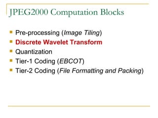 Low Power Architecture for JPEG2000 | PPT