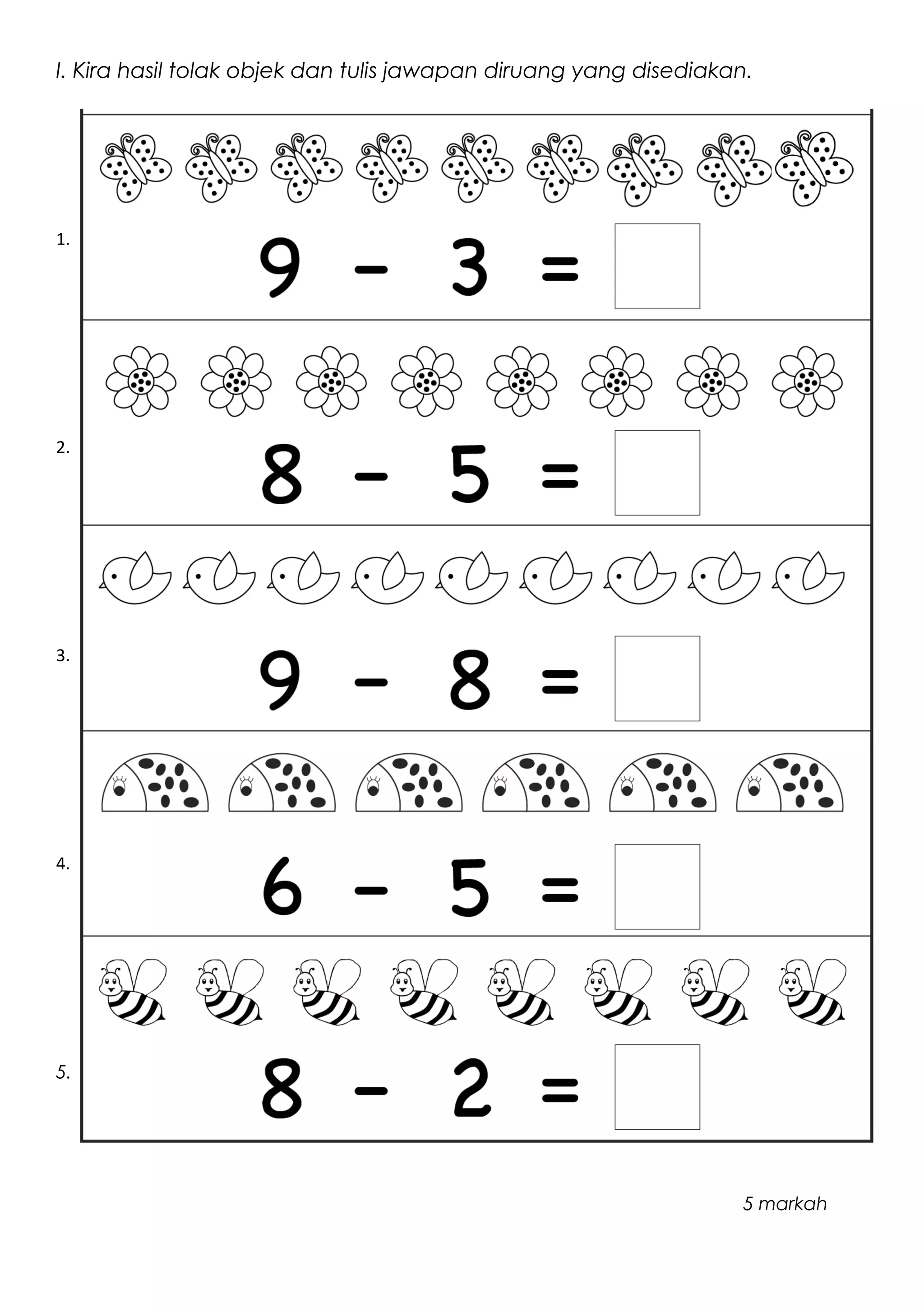 Matematik Pendidikan Khas Tahun 1 | DOC
