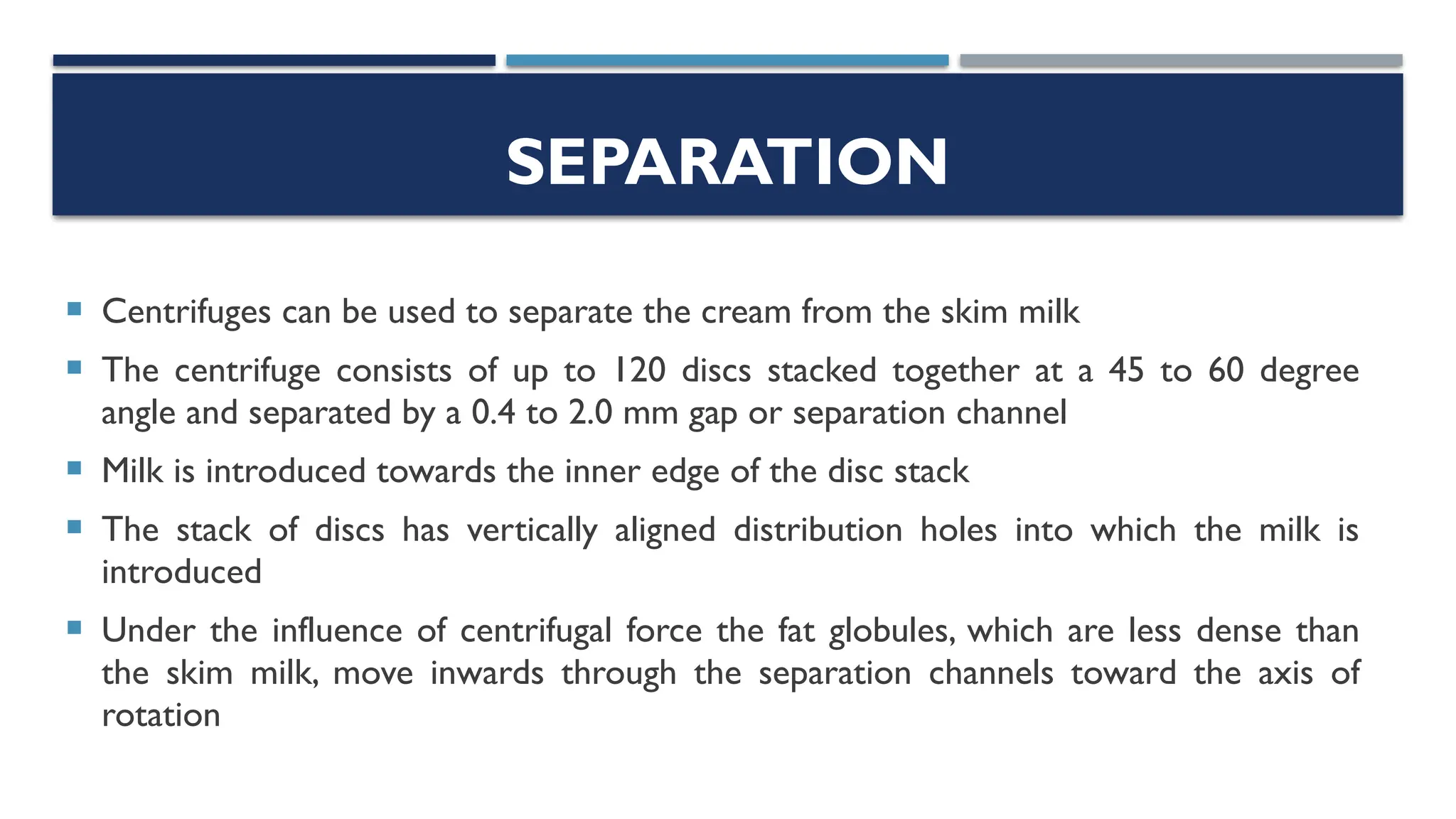 cream_seperation in milk processing pptx | PPTX