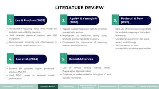 MTP_PPT_IITKG for Landslide mapping in assam | PDF
