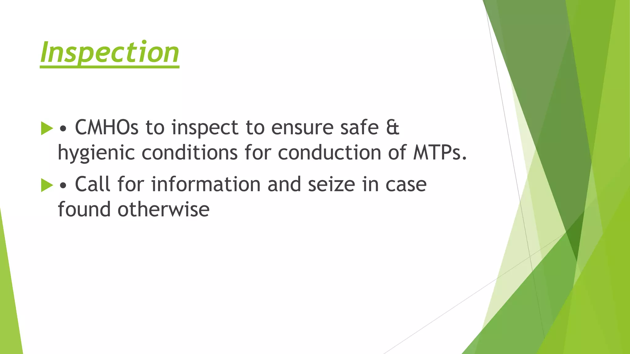 Medical Termination Of Pregnancy (MTP) | PPTX