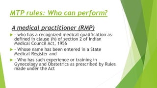 Medical Termination Of Pregnancy (MTP) | PPTX | Pregnancy ...