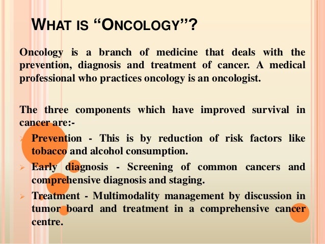 oncology