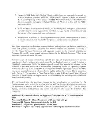 Mtp recommendations | PDF