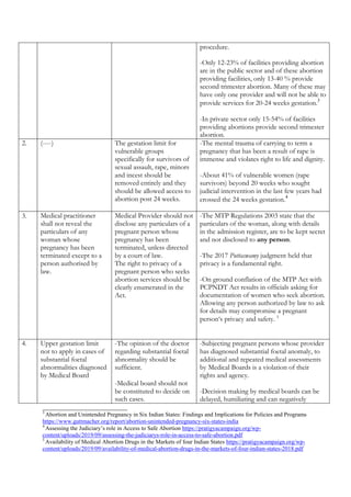 Mtp recommendations | PDF