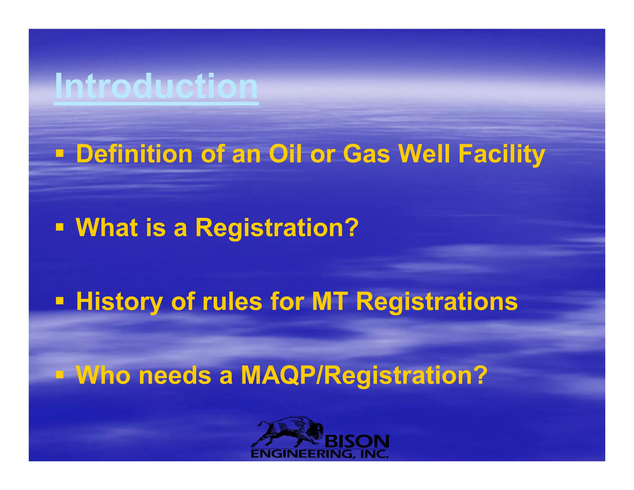 Oil & Gas Well Facility Air Quality Permitting/Registration | PDF ...