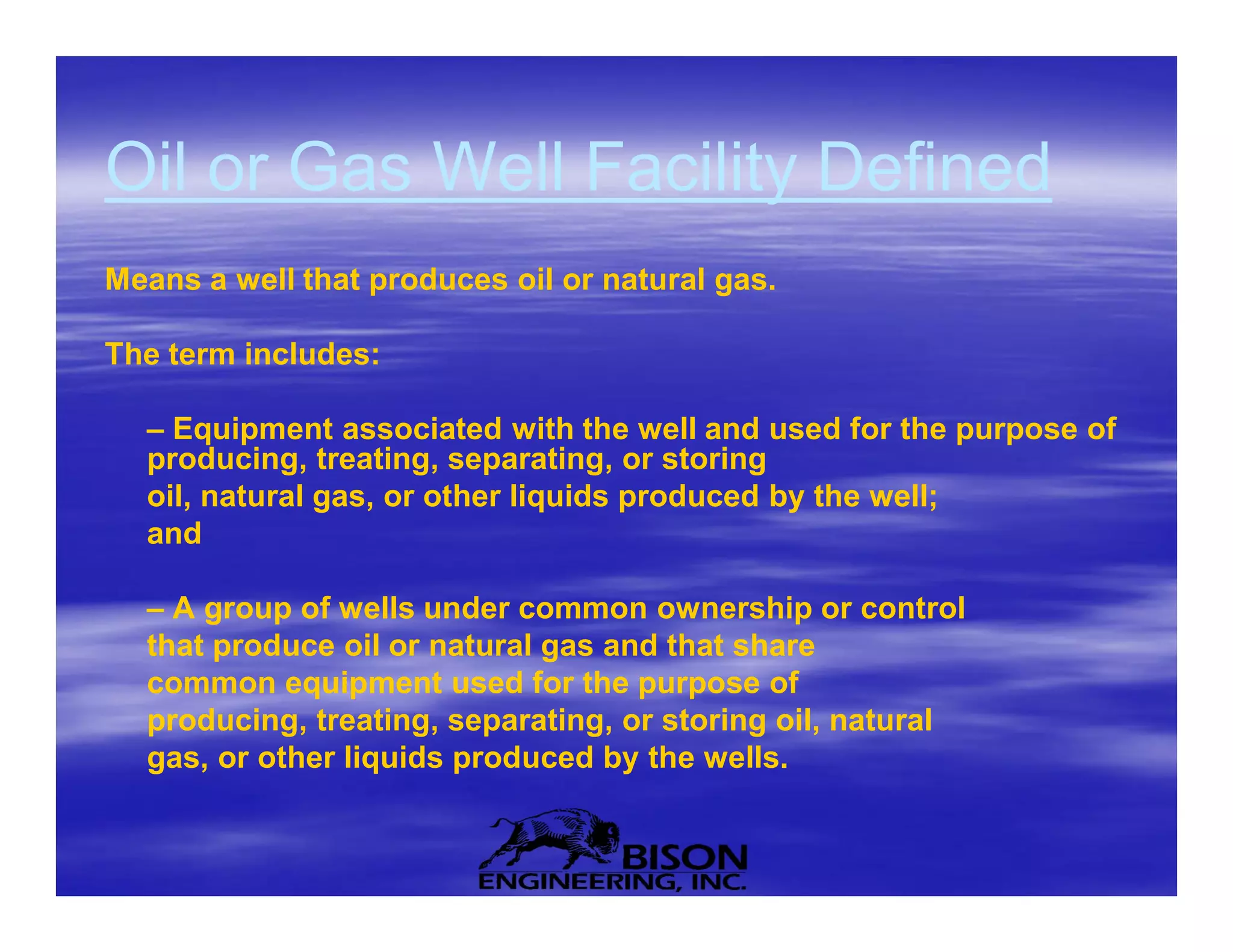 Oil & Gas Well Facility Air Quality Permitting/Registration | PDF ...