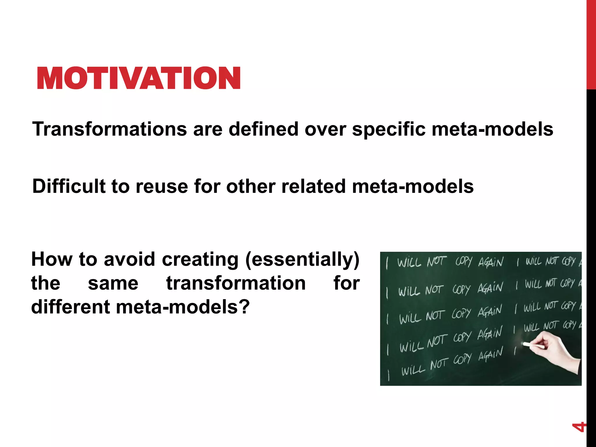 Approaches to Model Transformation Reuse: from Concepts to A-posteriori typing | PDF