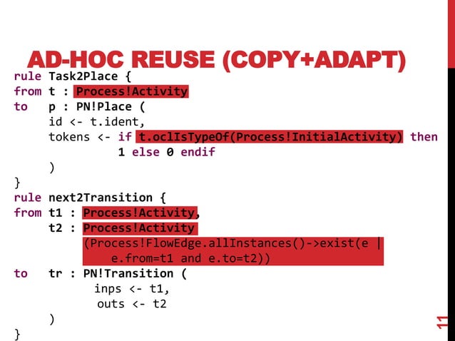 Approaches to Model Transformation Reuse: from Concepts to A-posteriori typing | PDF