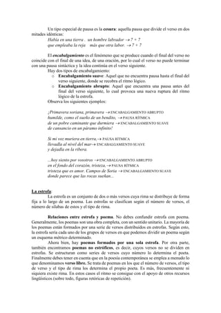 Métrica, rima y estrofas | PDF
