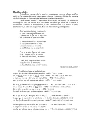 Métrica, rima y estrofas | PDF