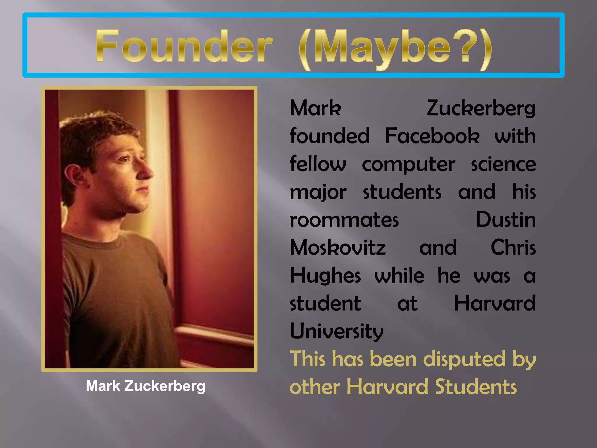 Facebook: What do we really know? | PPTX