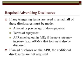 Mortgage Internet Advertising Compliance MTS12CO | PPT