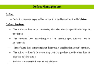 Mt s13 defect_management | PPT
