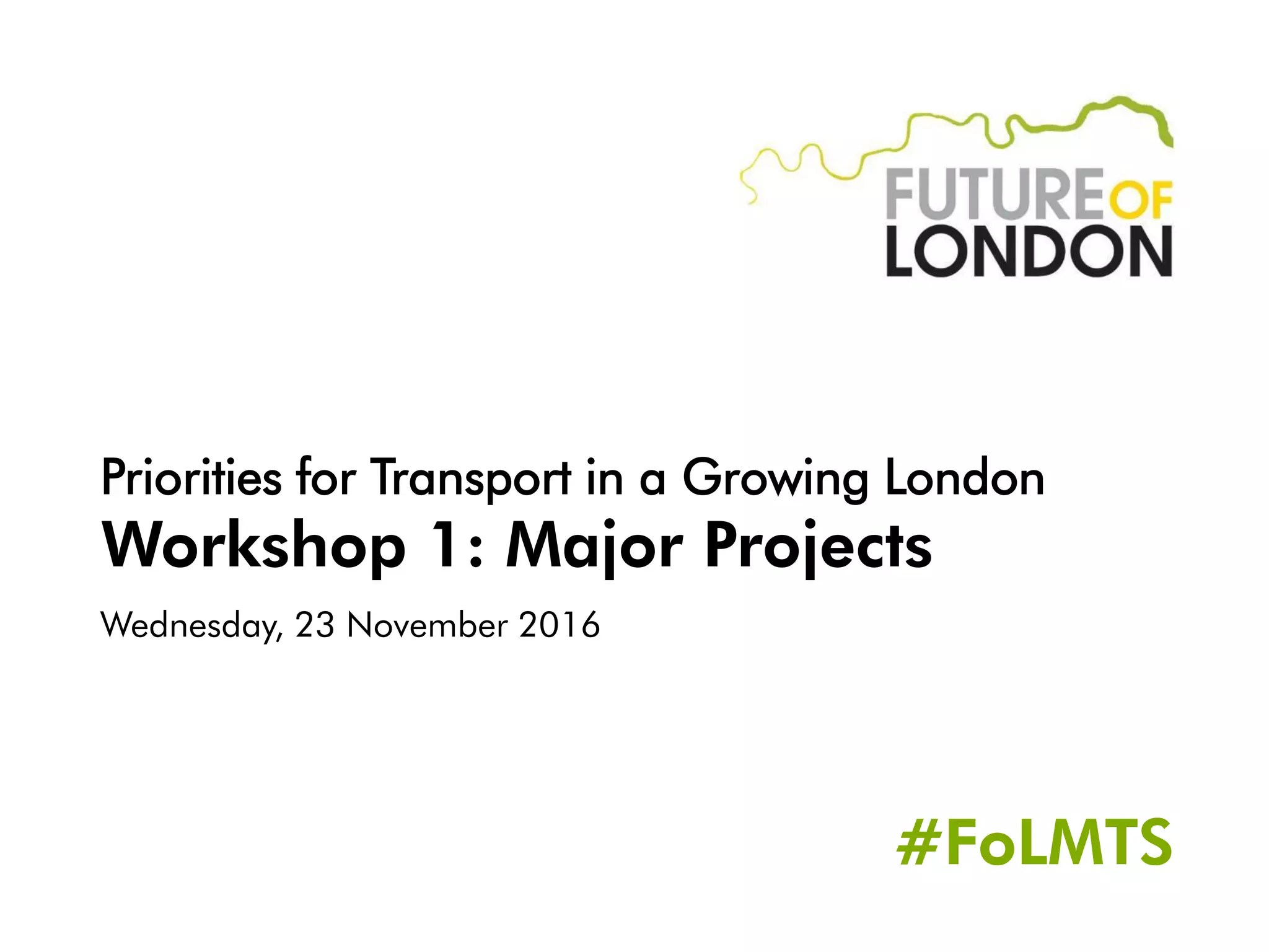 23 Nov Major Transport Projects | PPT