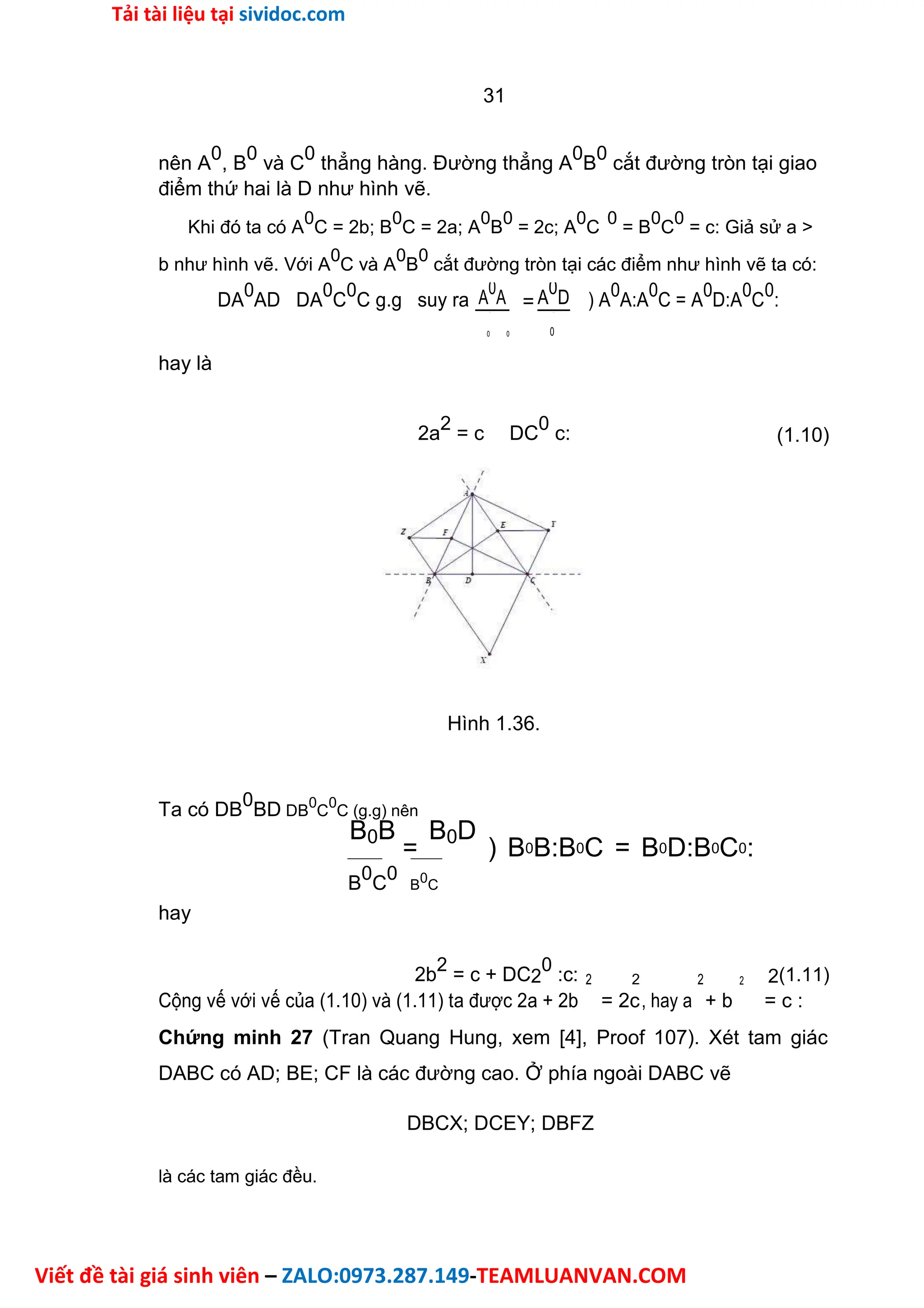 Một Số Chứng Minh Định Lý Pythagoras.doc