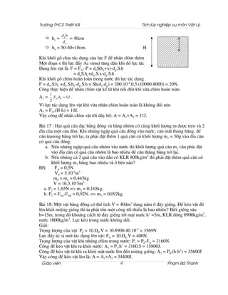 Một số dạng toán về lực đẩy ácimet | PDF