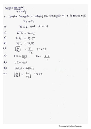 Complex Analysis Basic Definition and Examples | PDF