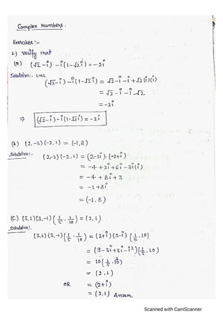 Complex Analysis Basic Definition and Examples | PDF