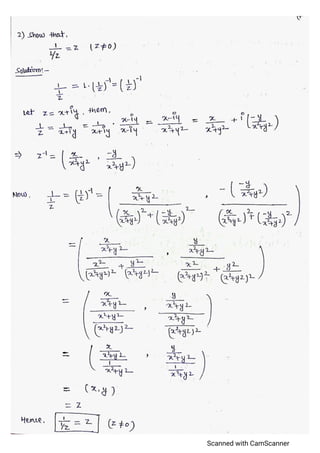 Complex Analysis Basic Definition and Examples | PDF