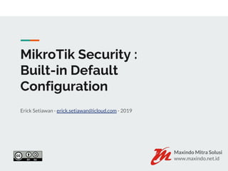 MT mikrotik basic configuration Security.pdf