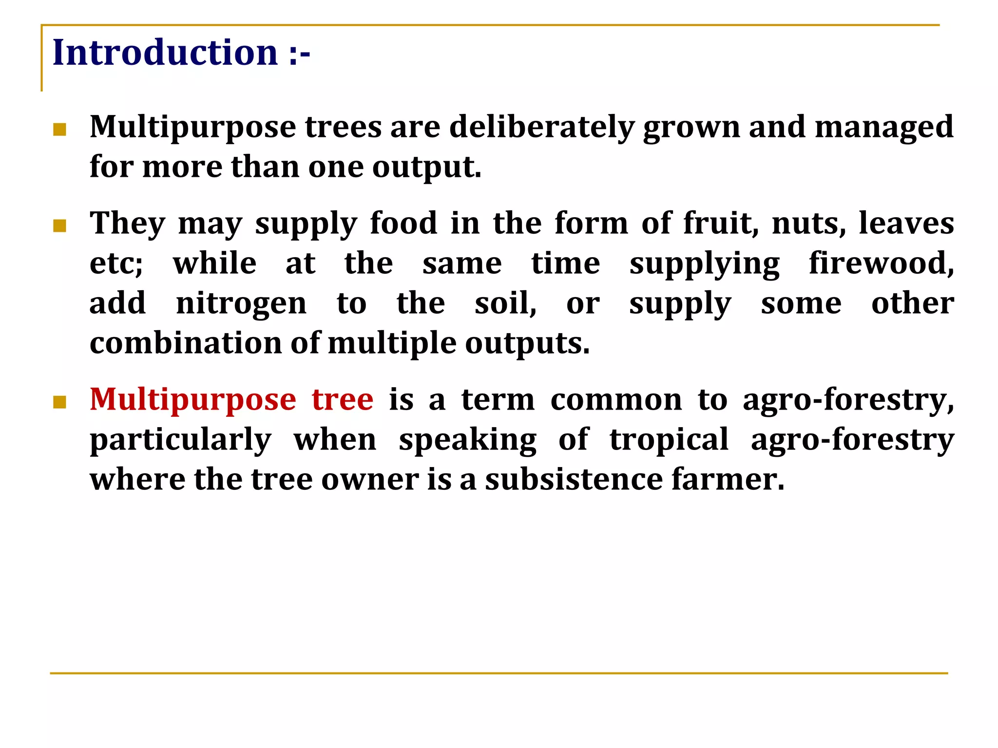 Multipurpose Trees for Bio-remediation | PDF
