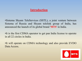 Mts I Ndia | PDF | Telecommunications Industry | Industries