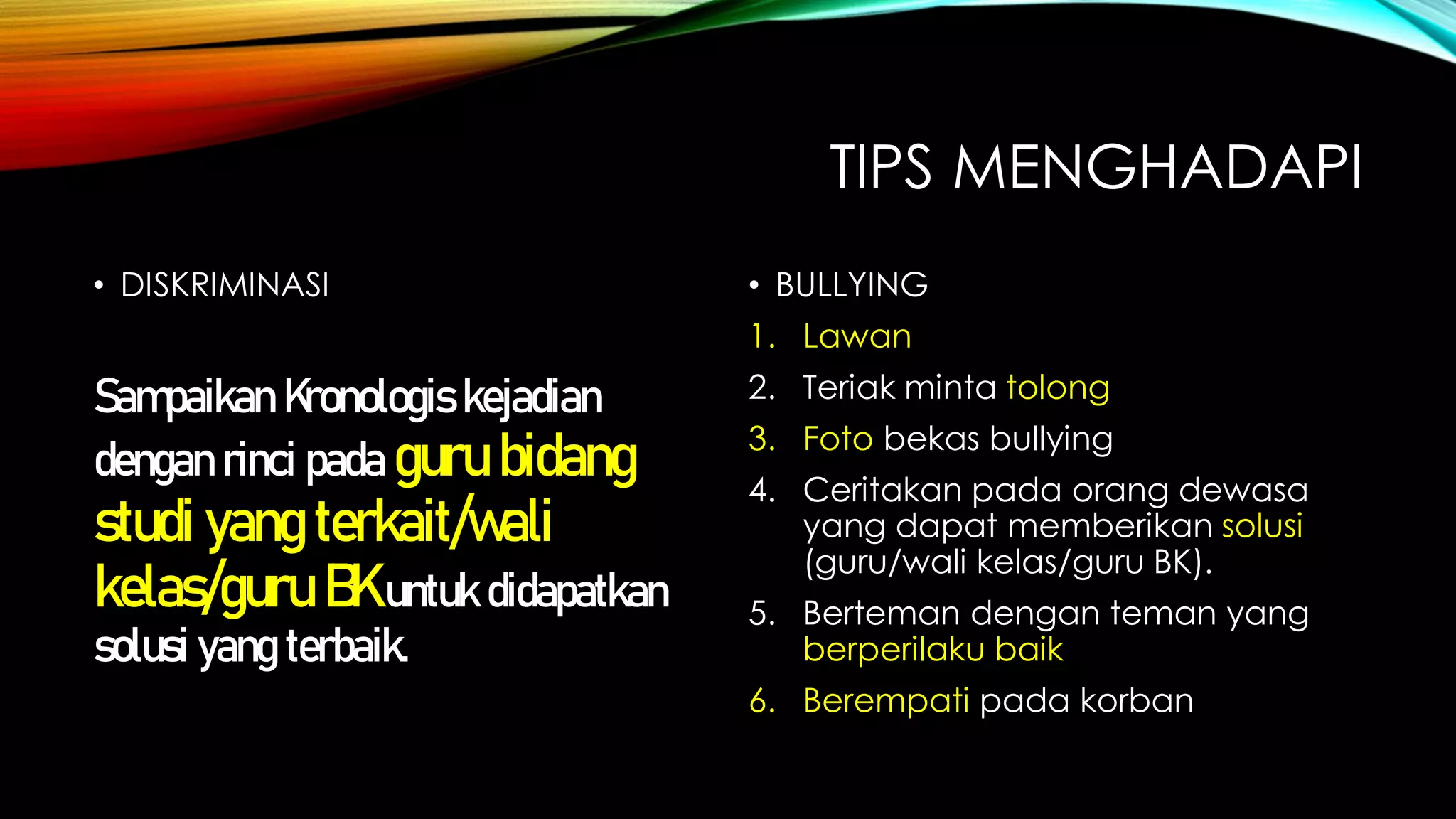 anti diskriminasi dan bullying dalam belajar mengajar | PDF