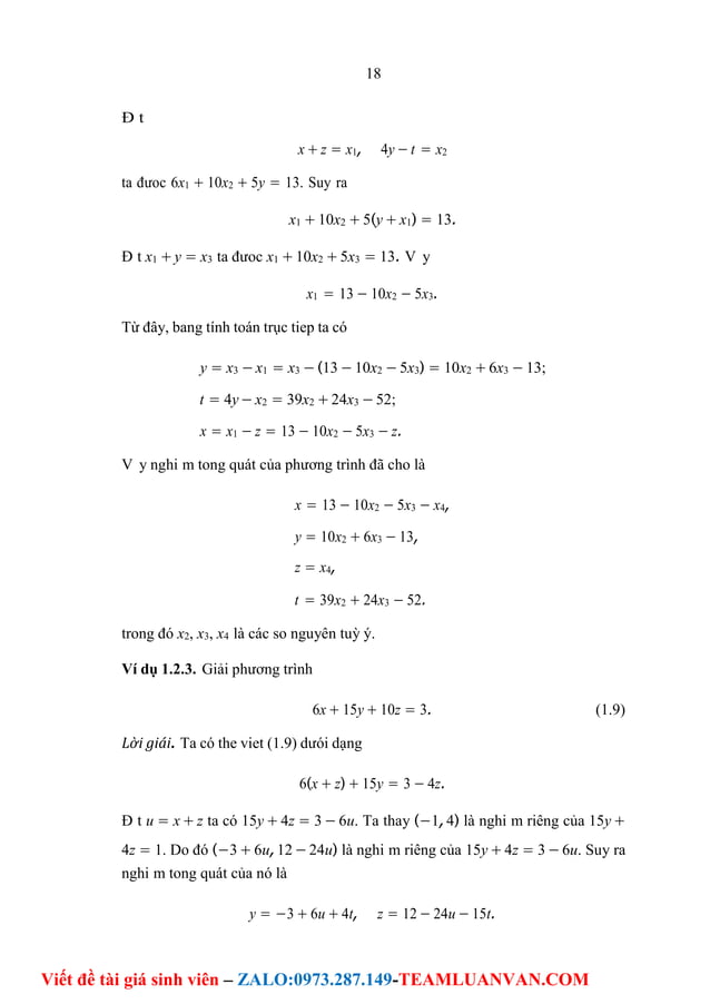 M T So L P Phương Trình Diophantine.docx