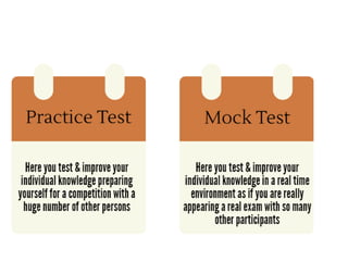 Mock Test Skills Online | PPT