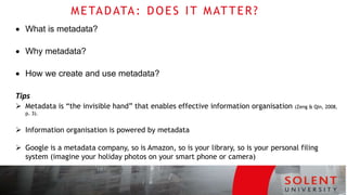 Current metadata landscape in the library world (Getaneh Alemu) | PPTX