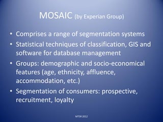 Semantic Geodemography and Urban interoperability | PDF