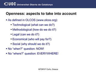 Sustainable Information Management for Personal Learning Environments | PPT