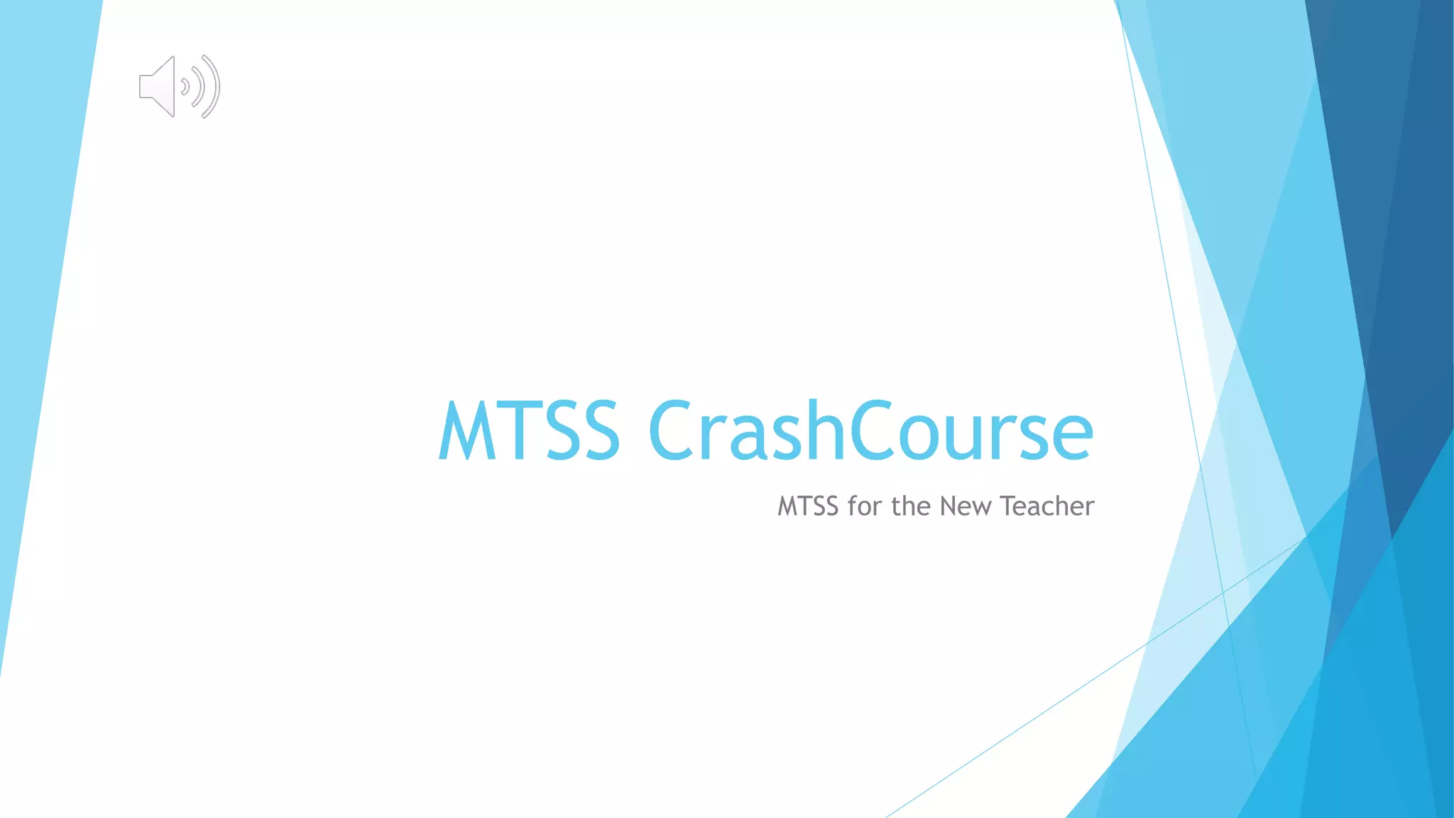 MTSS for New Teachers | PPTX