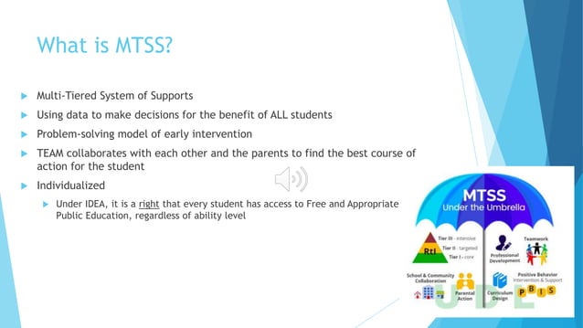 MTSS for New Teachers | PPTX | Special Education | Education