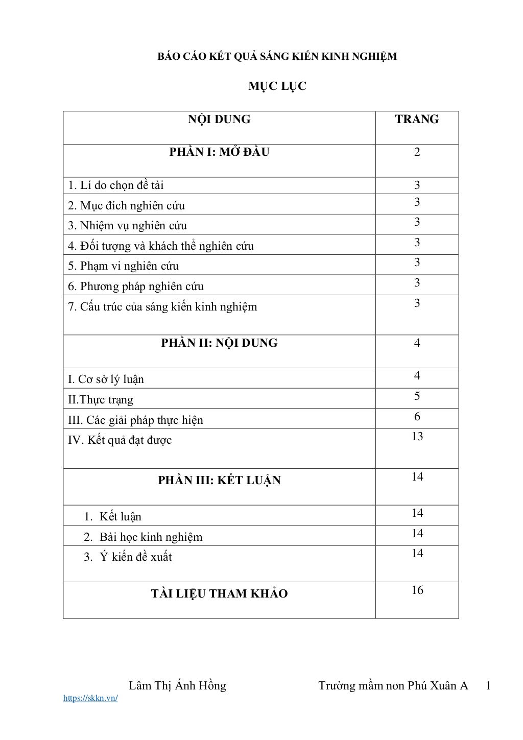 Sáng kiến kinh nghiệm Một số thủ thuật giúp trẻ 3-4 tuổi hứng thú với hoạt động ngoài trời | PDF