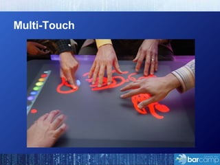Multi Touch Tomorrow's Interface | PPT | Cameras and Camcorders ...