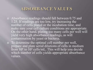 PRINCIPLES AND APPLICATIONS OF CELL VIABILITY ASSAY (MTT ASSAY) | PPTX