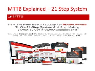 MTTB Explained | PPT