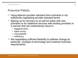 Canadian Telecom Deals - Trends and Pitfalls | PPT