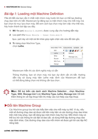 Lập trình tiện MASTERCAM x9 | PDF