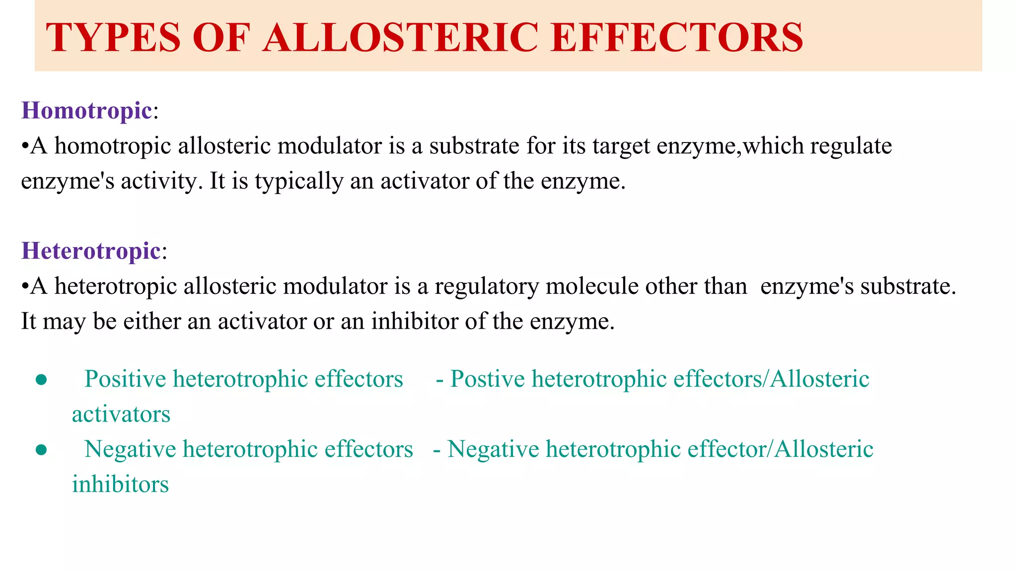 Allosteric and feedback regulation | PPTX
