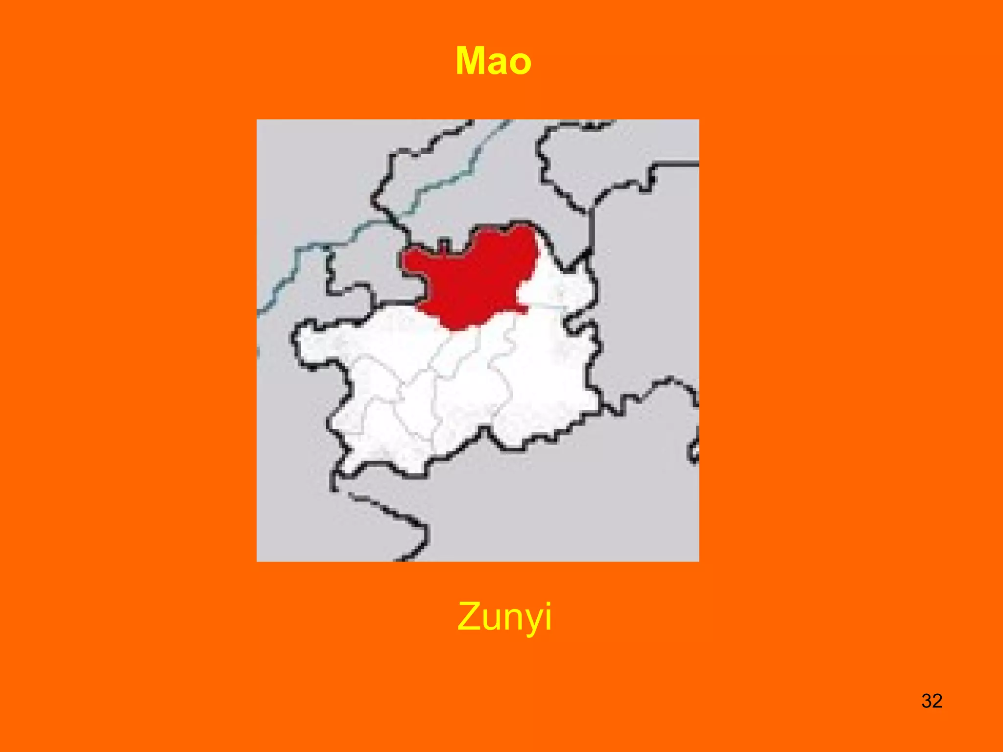 Het leven van Mao Zedong volgens de biografie van Han Suyin) | PPT