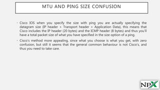 MTU (maximum transmission unit) & MRU (maximum receive unit) | PPTX
