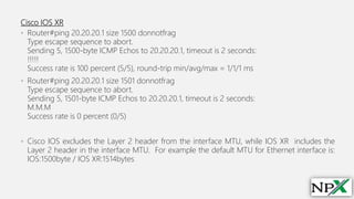 MTU (maximum transmission unit) & MRU (maximum receive unit) | PPTX