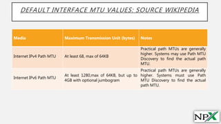 MTU (maximum transmission unit) & MRU (maximum receive unit) | PPTX