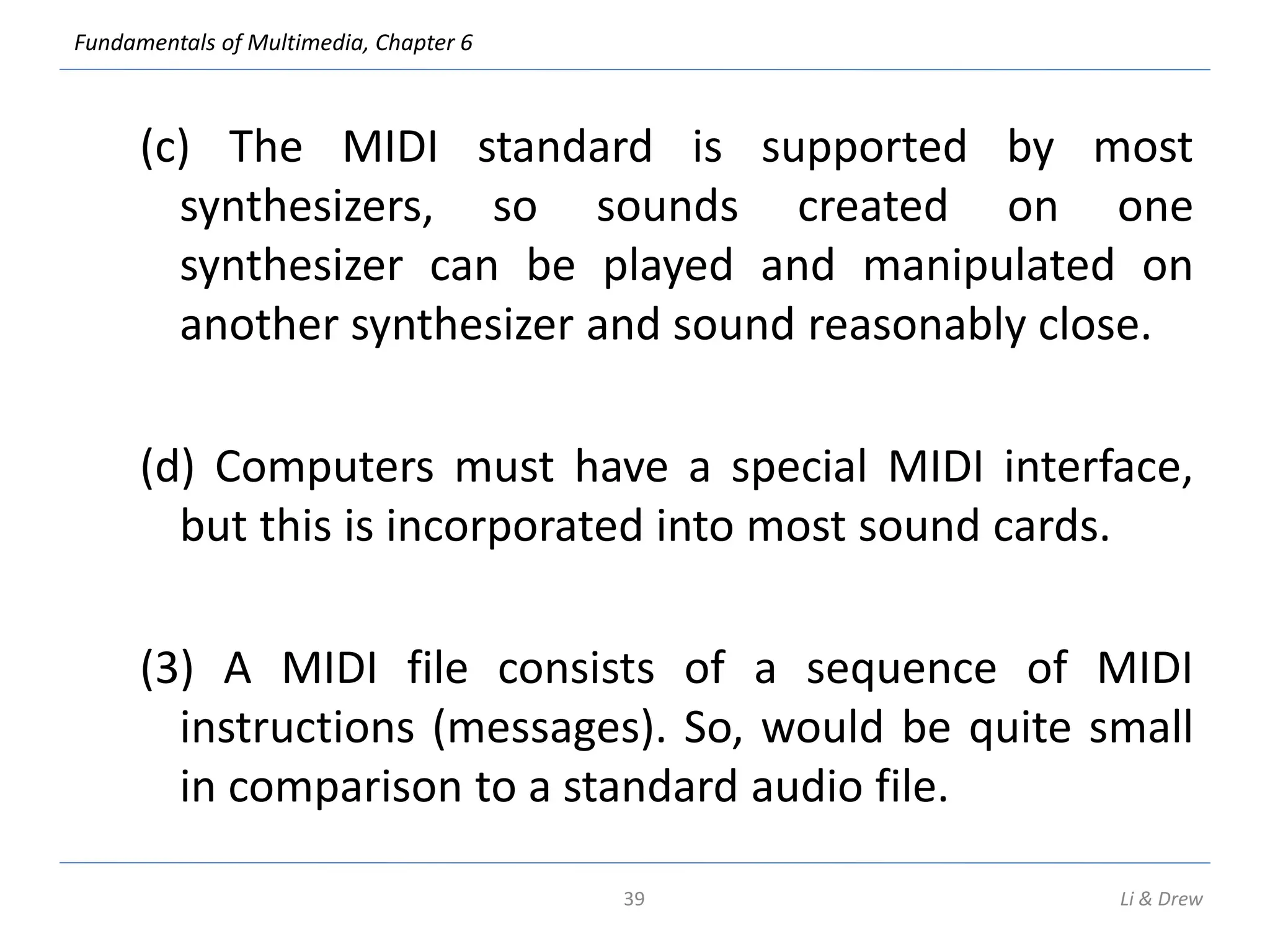 Basics-Od-Digital-Audio-Multimedia-Technologies-Unit-III.ppt | Digital Audio | Computer Software ...